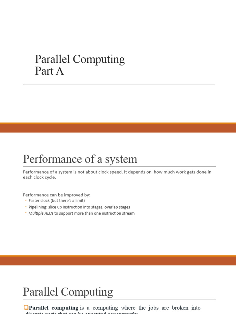 3a Flynns Pdf Central Processing Unit Parallel Computing