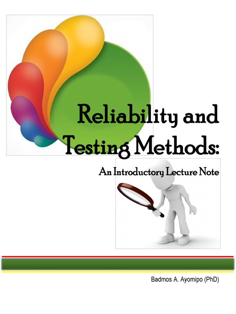 Reliability 1 | PDF | Reliability Engineering | Electrical Engineering
