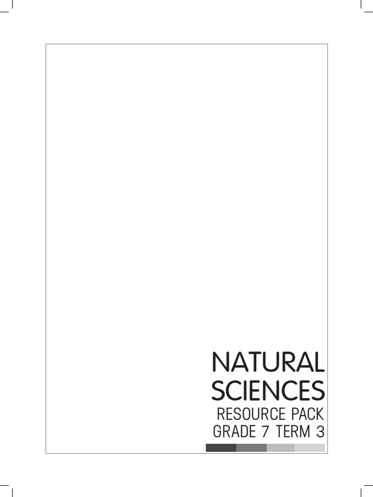 GR 7 Term 3 2019 Ns Resource Pack | PDF | Energy Development | Fuels