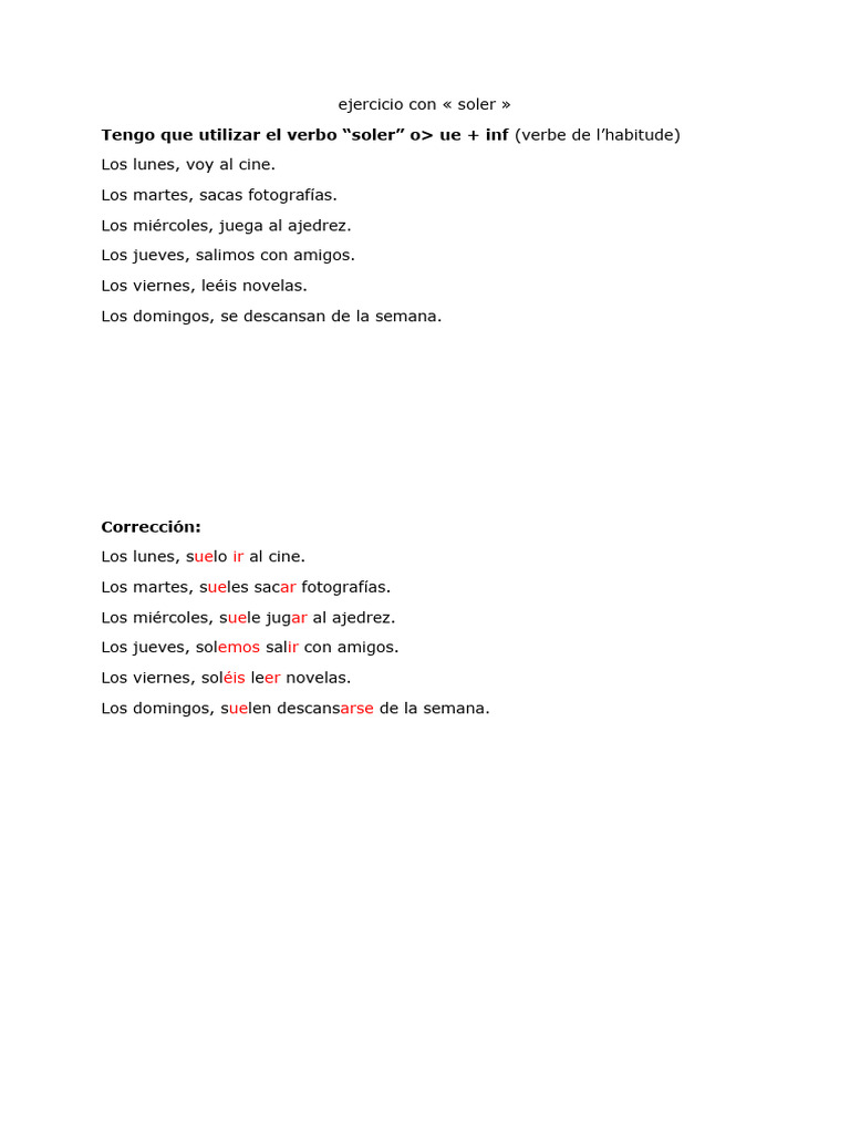 Ejercicio Con Soler | PDF