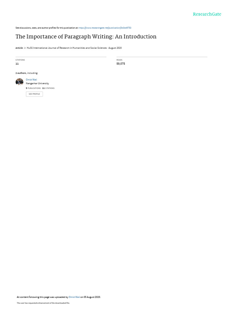 7 HSS 704 | PDF | Paragraph | Human Communication