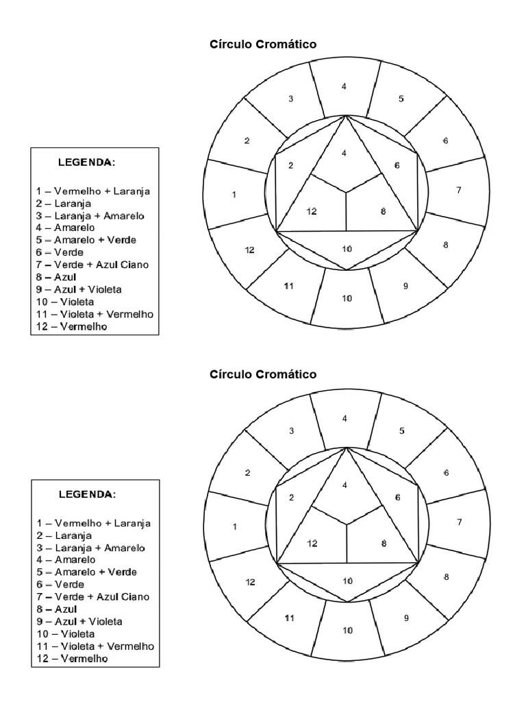 Atividade Circulo Cromatico 9 Anos | PDF