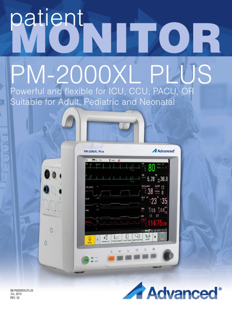 Catálogo PM-2000XL PLUS | PDF | Blood Pressure | Computer Monitor