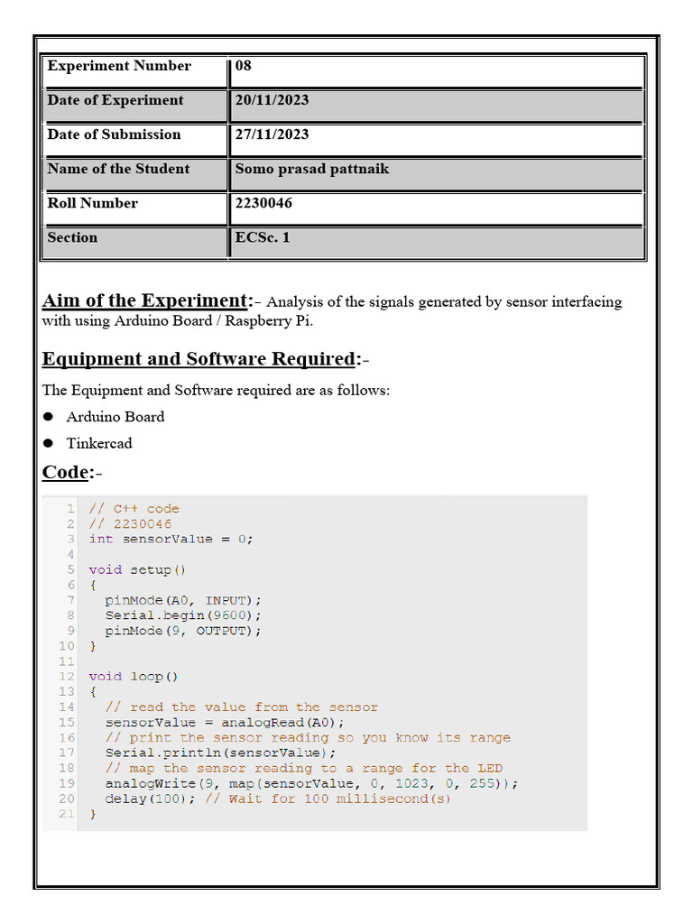 SP Lab8 | PDF | Technology & Engineering