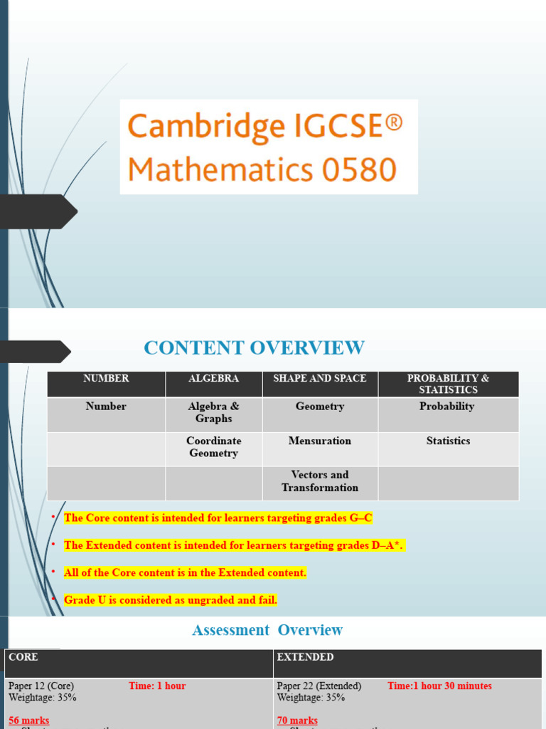 Introduction To Igcse Maths Pdf Geometry Mathematics