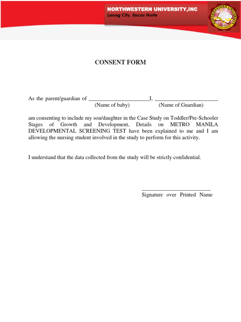 Consent Form MMDST | PDF