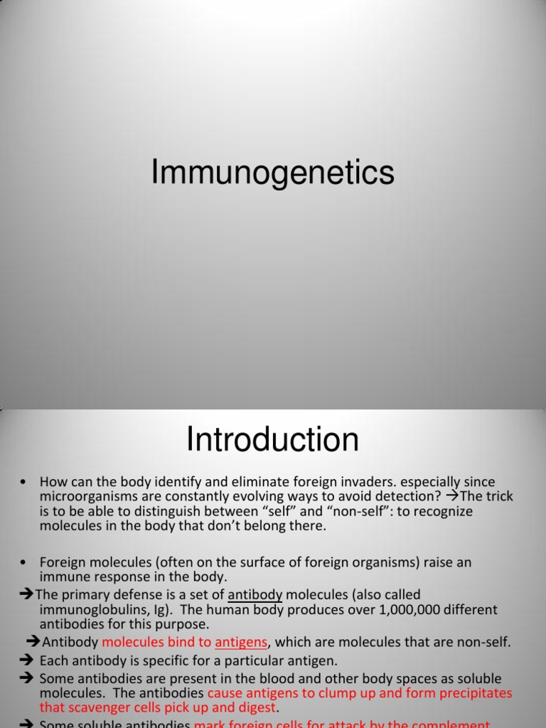 Immunogenetics | PDF | T Helper Cell | T Cell