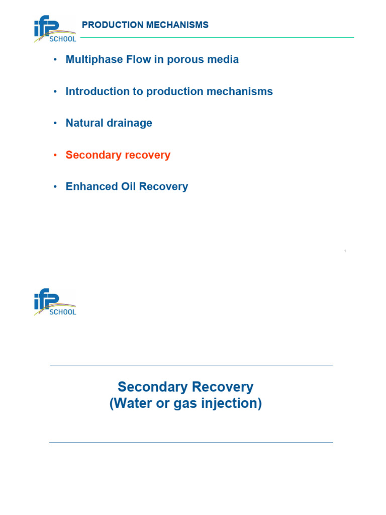2.1 Secondary Recovery | Download Free PDF | Enhanced Oil Recovery ...