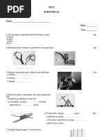 Fizika 7 - Periudha 3 Test Bluprint 2023-2024 | PDF