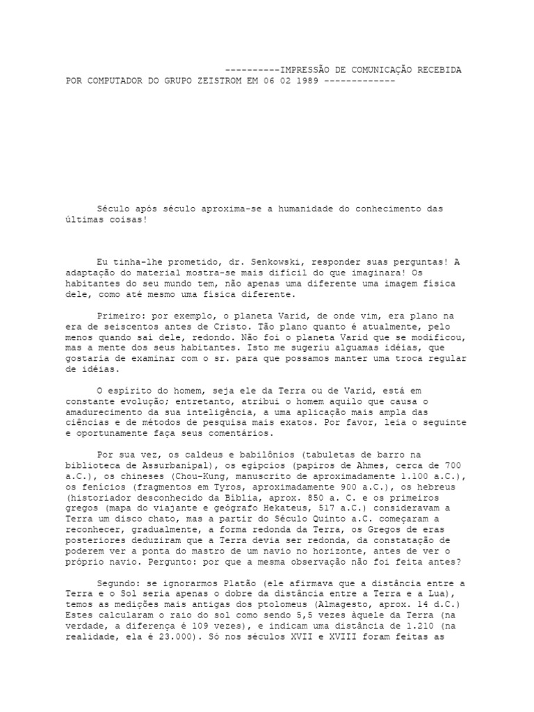 Comunicação Interplanetária: Ciência e Evolução | PDF | Eletricidade ...