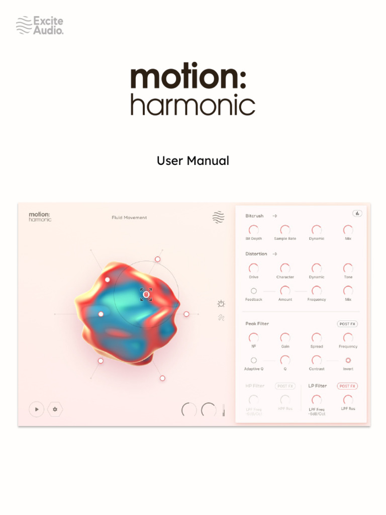 Motion Harmonic Manual | PDF | Cursor (User Interface) | Distortion