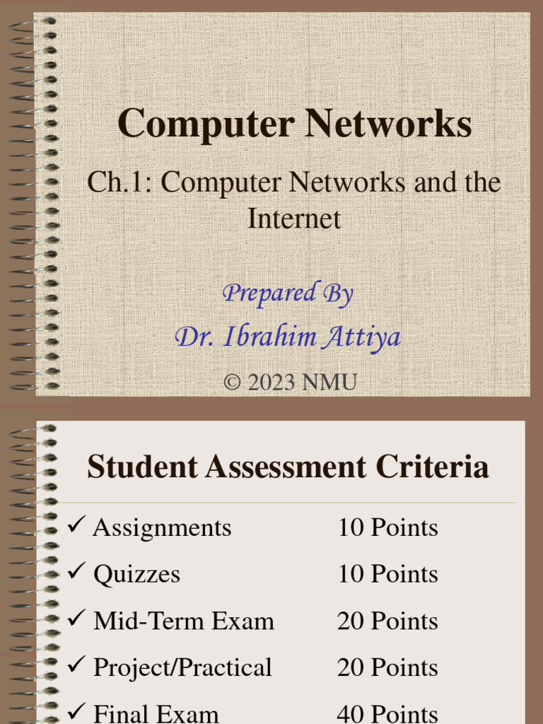 Lecture 1 Computer Networks Pdf Network Topology Computer Network