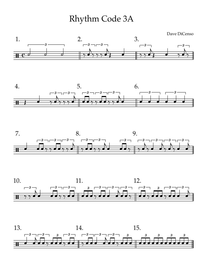 Rhythm Code 3A | PDF