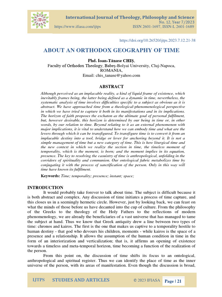 No.12 3 Year 7 2023 Chis | PDF | Time | International Standard Serial Number