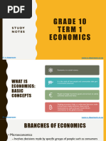 Economic Growth Lesson Plan for Grade 11 | PDF | Economic Growth ...