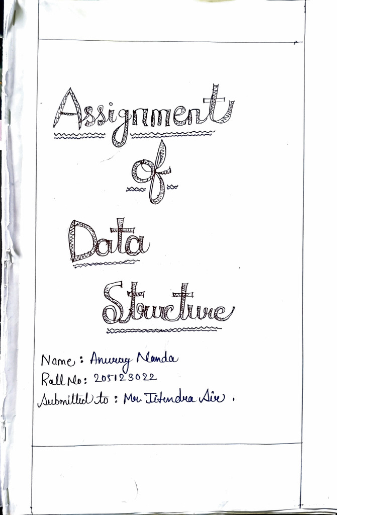 DSA Assignment 02 | PDF