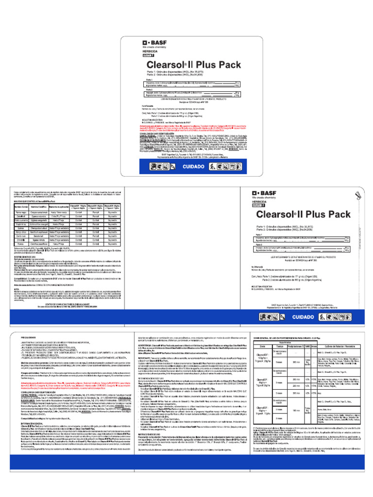 AR - Marbete Clearsol® II Plus Pack | PDF