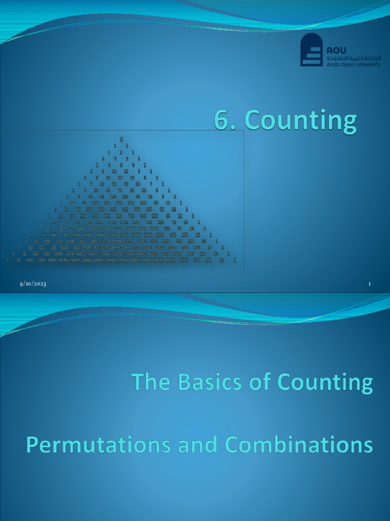MT131 Tutorial - 4 Counting-Discrete Probability 2023-2024 | PDF | Probability | Odds