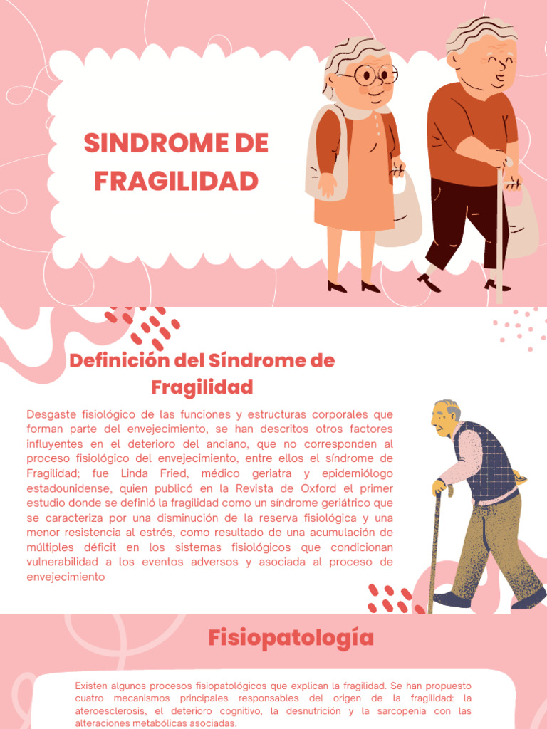 Sindrome de Fragilidad | PDF | Aterosclerosis | Envejecimiento