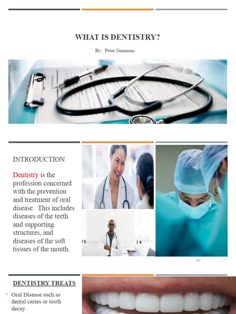 Dentistry Presentation | PDF | Dentistry | Dental Implant