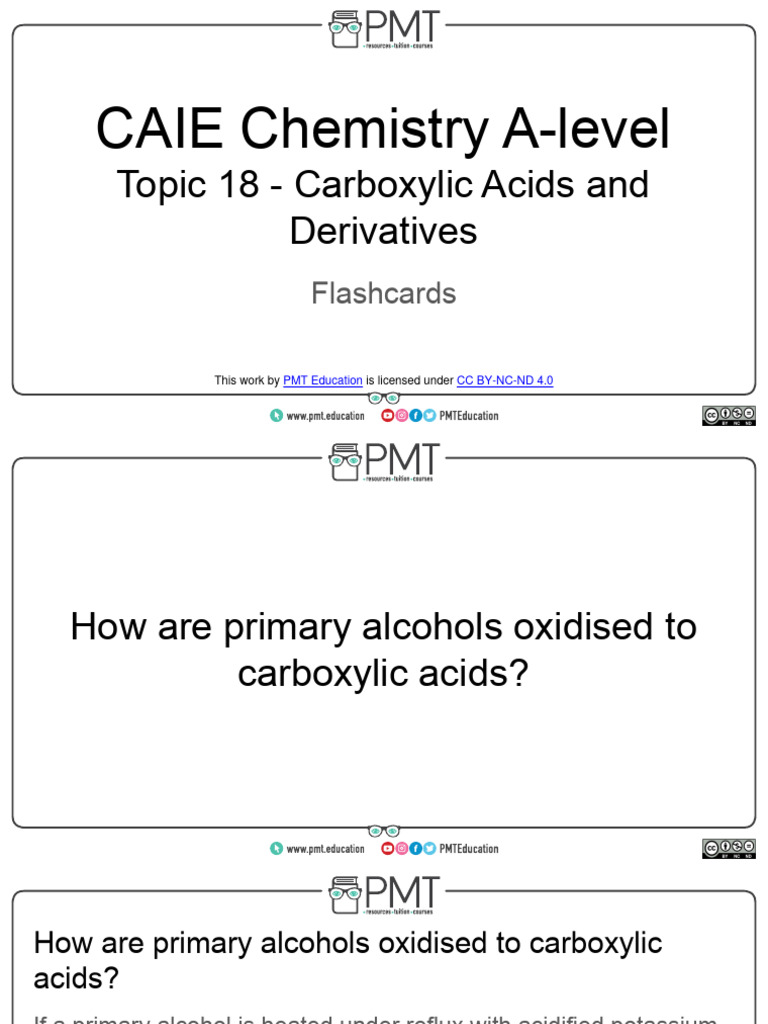 Carboxylic Acids & Reactions Guide | PDF | Ester | Acid