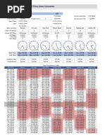 Supervisor Working Time Schedule | PDF