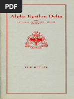 Ritual of Delta Sigma Theta PDF | PDF