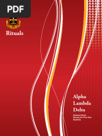 Ritual of Alpha Kappa Alpha PDF | PDF