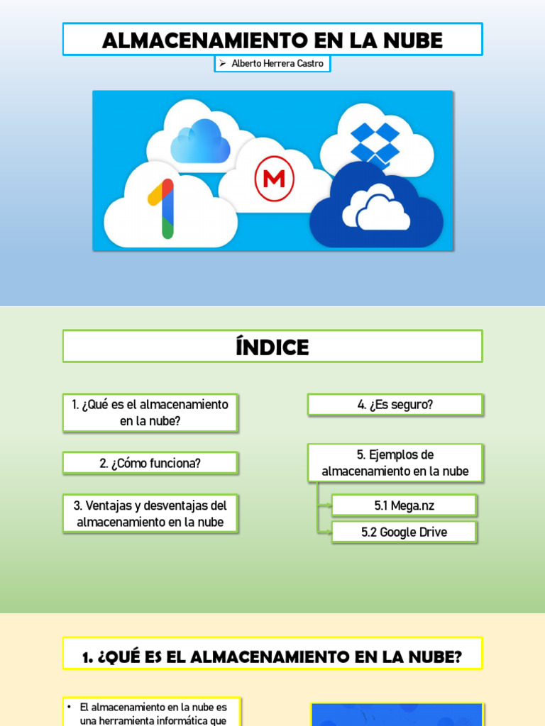 Almacenamiento en La Nube | PDF | Computación en la nube | Archivo de computadora