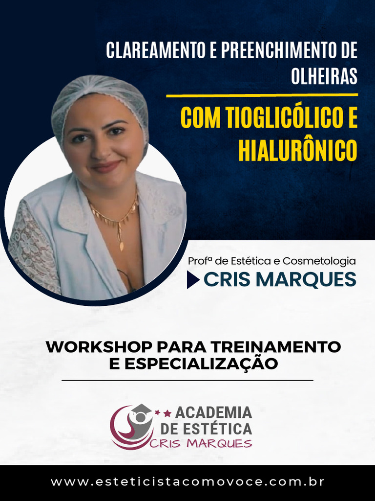 Apostila Clareamento E Preenchimento De Olheiras Workshop Pdf Pele