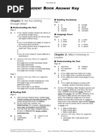 Inside Reading 1 Answer Key | PDF | Reading Comprehension | Malaria