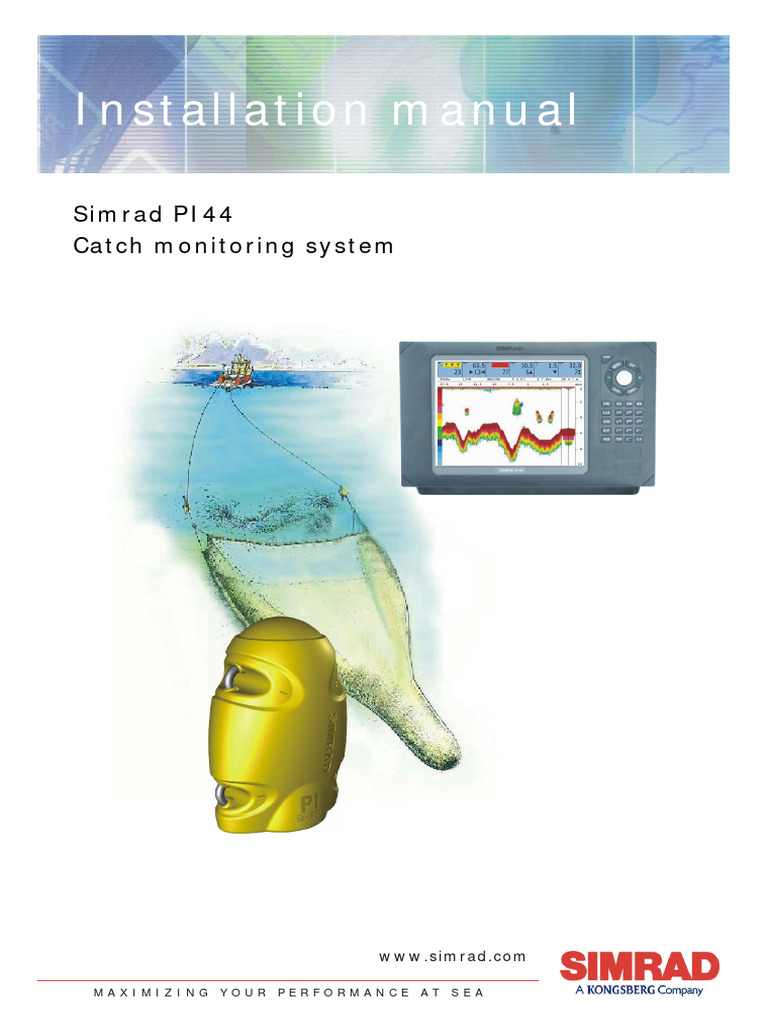 Simrad 165101aa Pi44 Installation Manual English | PDF | Electrostatic ...
