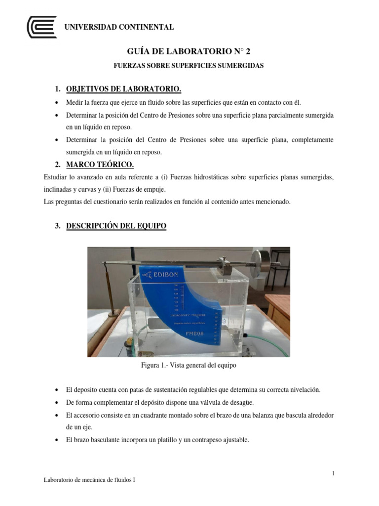 Guía de Laboratorio #2 | PDF | Balanza | Fuerza