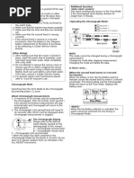 Fossil Watch Instructions - English | PDF | Watch | Timer