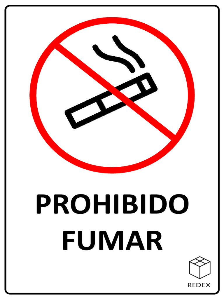 Letrero PROHIBIDO FUMAR | PDF