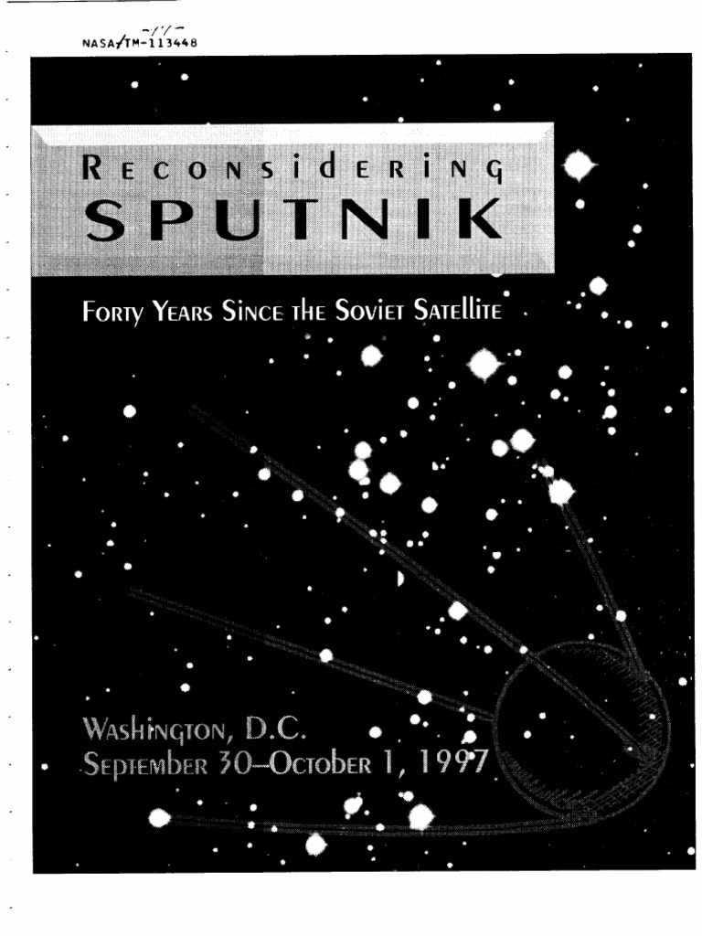 Reconsidering Sputnik | PDF | Satellite | Sputnik 1
