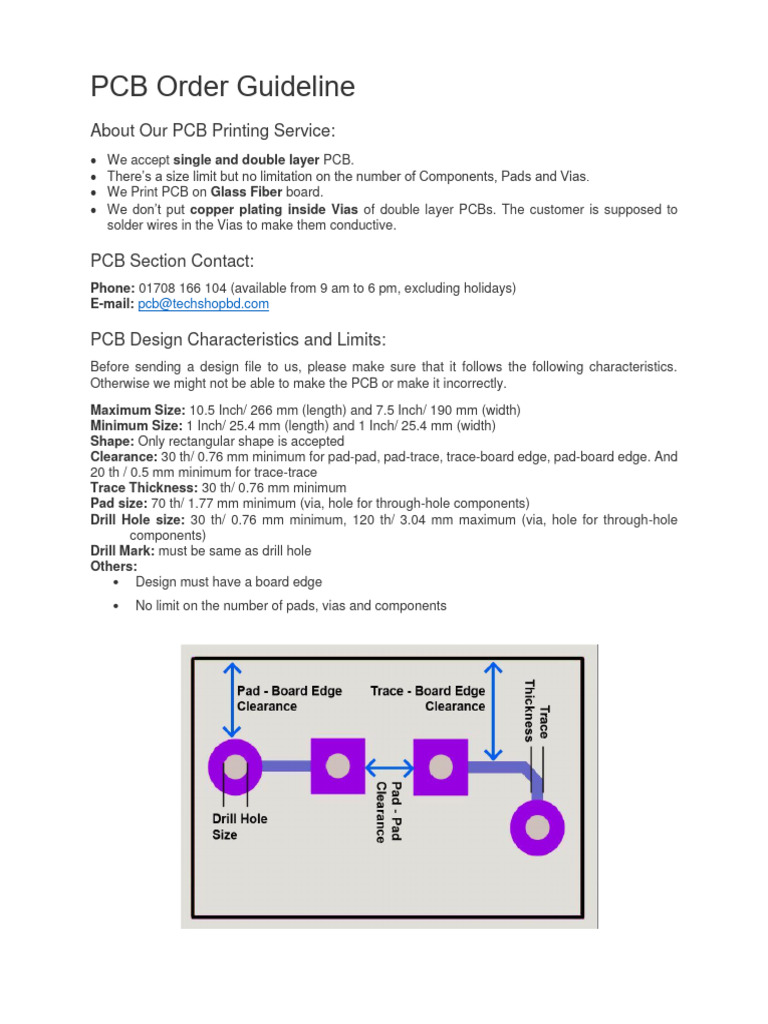 PCB Order Guideline | PDF | Printed Circuit Board | Business Process