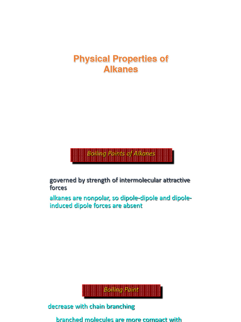 Alkanes 2 | PDF | Alkane | Chemical Reactions