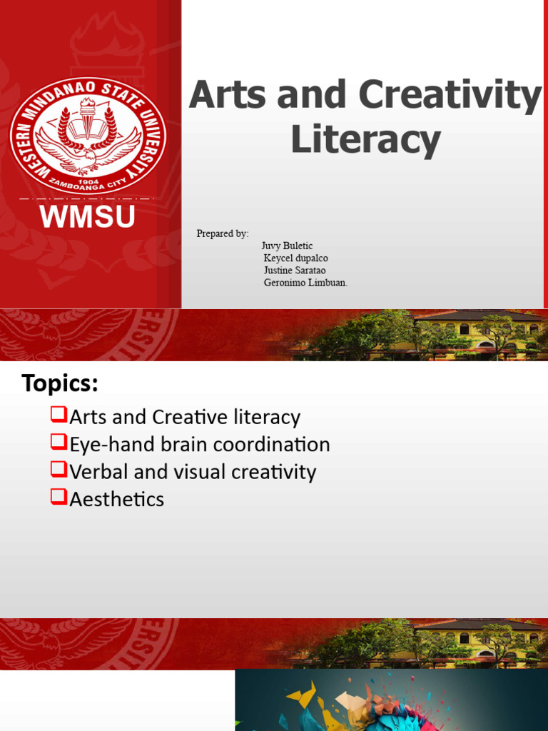 Arts and Creativity Literacy | PDF | Aesthetics | Senses