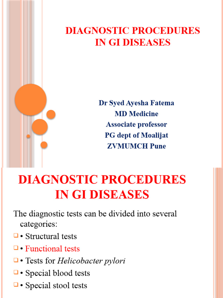 Diagnostic Procedures in Gi Diseases | PDF | Liver | Anatomy