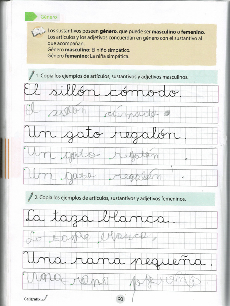 Caligrafix 2do Basico | PDF