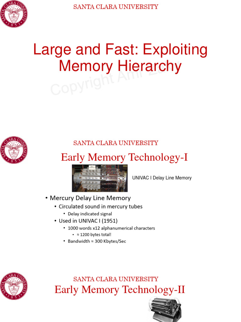 Memory Hierarchy - Caches | PDF | Random Access Memory | Cpu Cache