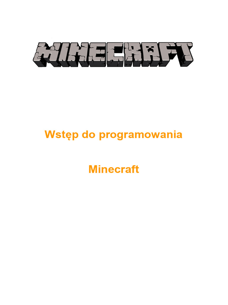 Minecraft - materiały edukacyjne | PDF