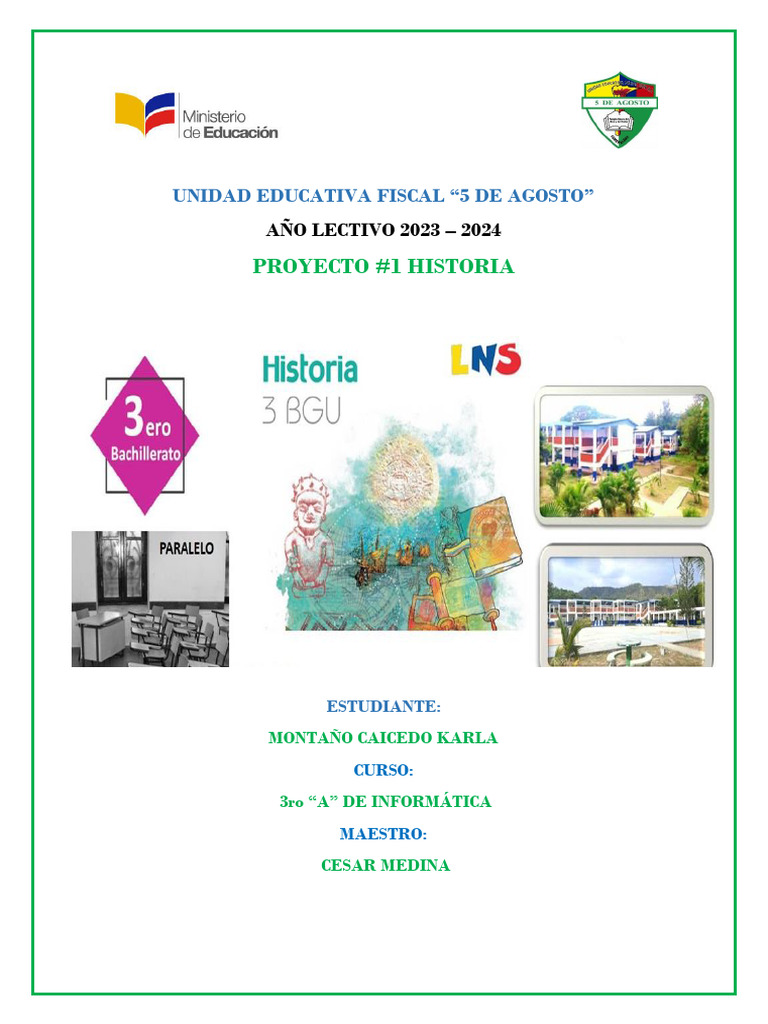 Proyecto Historia-1 | PDF | Ciencias sociales