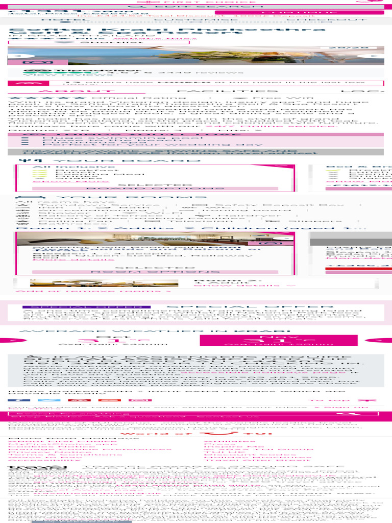 First Choice The Home of All Inclusive Holidays | PDF | Spa | Resort