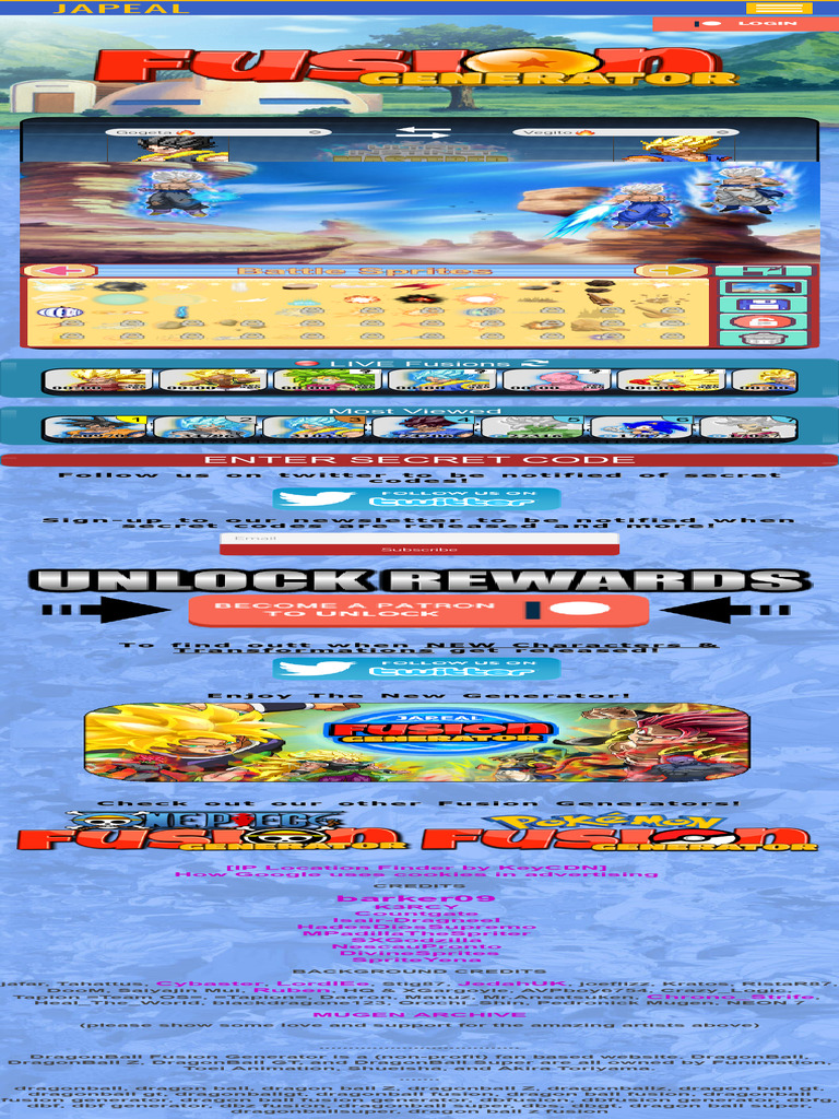 Dragon Ball Fusion Generator Guide | PDF | Dragon Ball | Anime