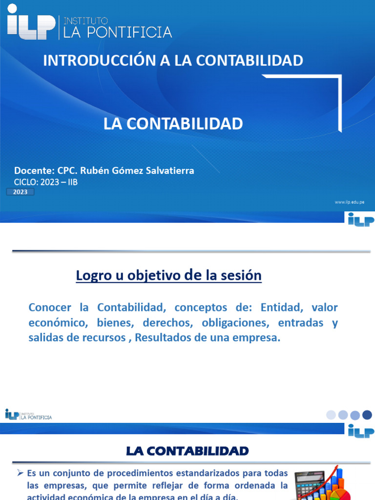 La Contabilidad - Semana 1 | PDF | Contabilidad | Business