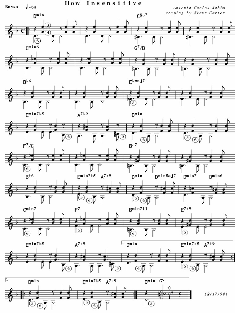 How Insensitive | PDF