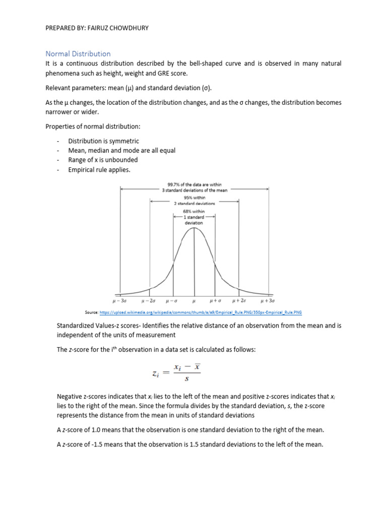 Normal Distribution & CLT | PDF | Standard Deviation | Normal Distribution