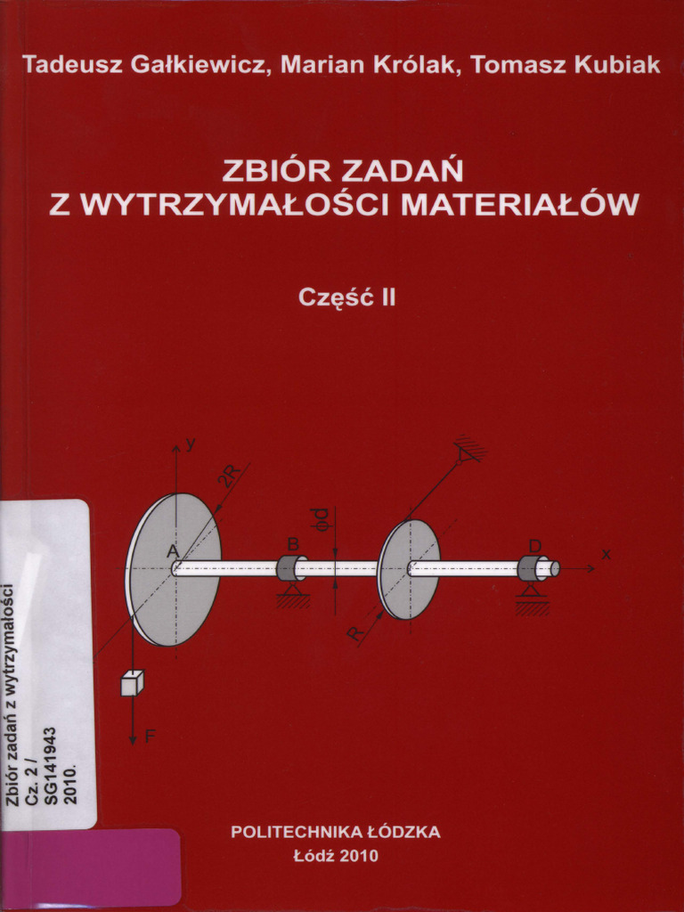 Zbior Zadan Z Wytrzymalosci 2010 | PDF